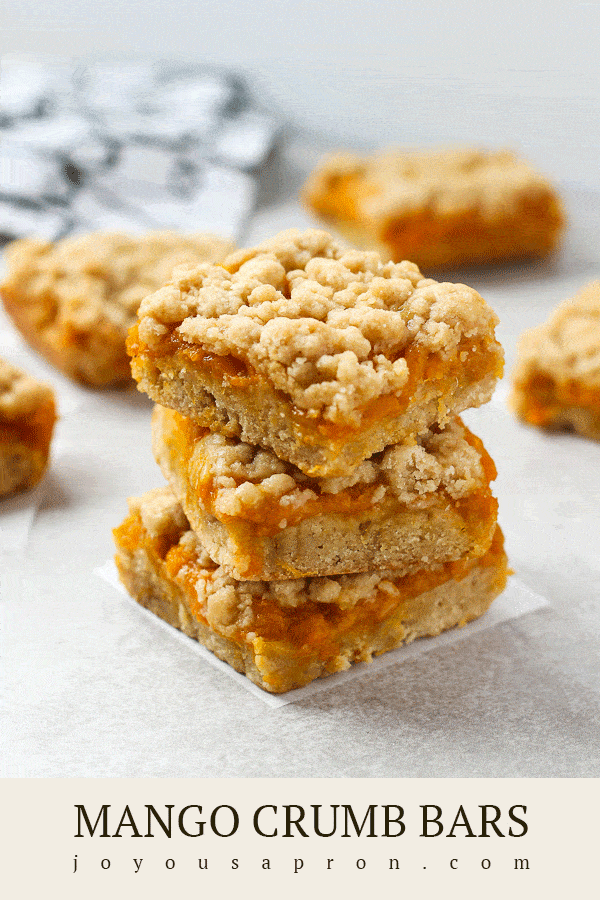 Mango Crumb Bars - Joyous Apron