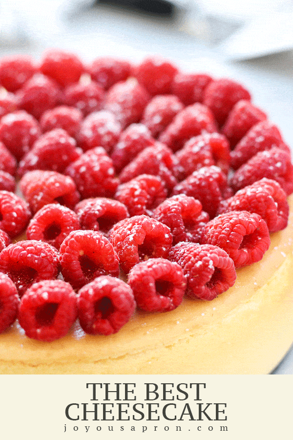 The Best Cheesecake Ever - Joyous Apron