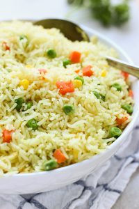 Easy Mixed Vegetable Rice - Joyous Apron