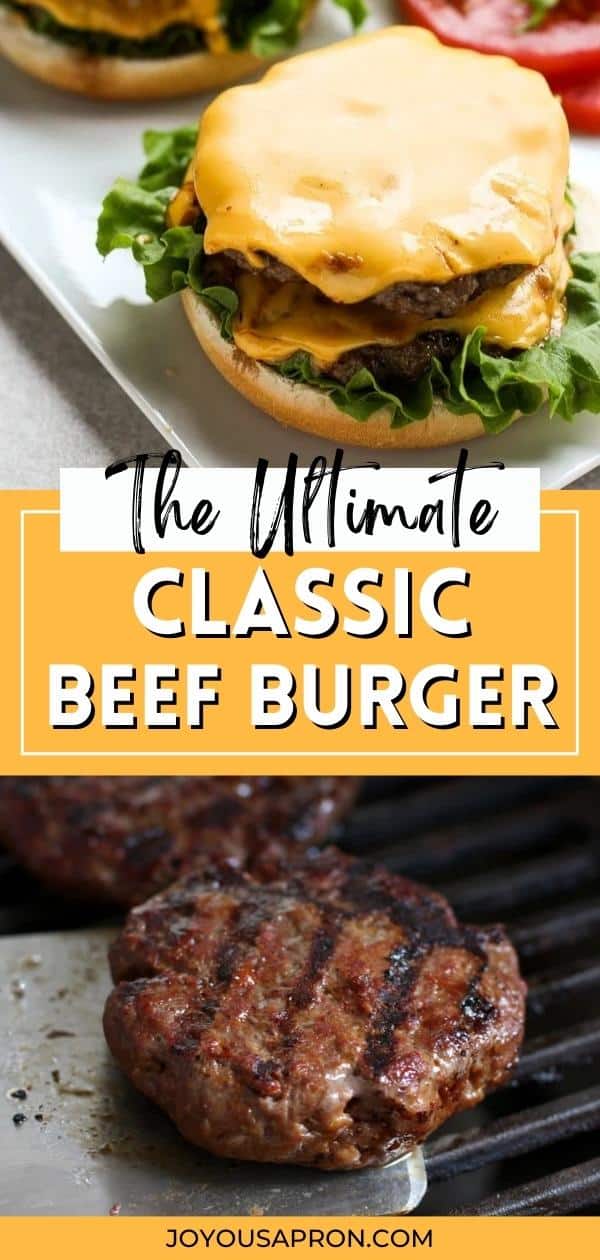 The Ultimate Homemade Burger Recipe - Easy and SO Flavorful!
