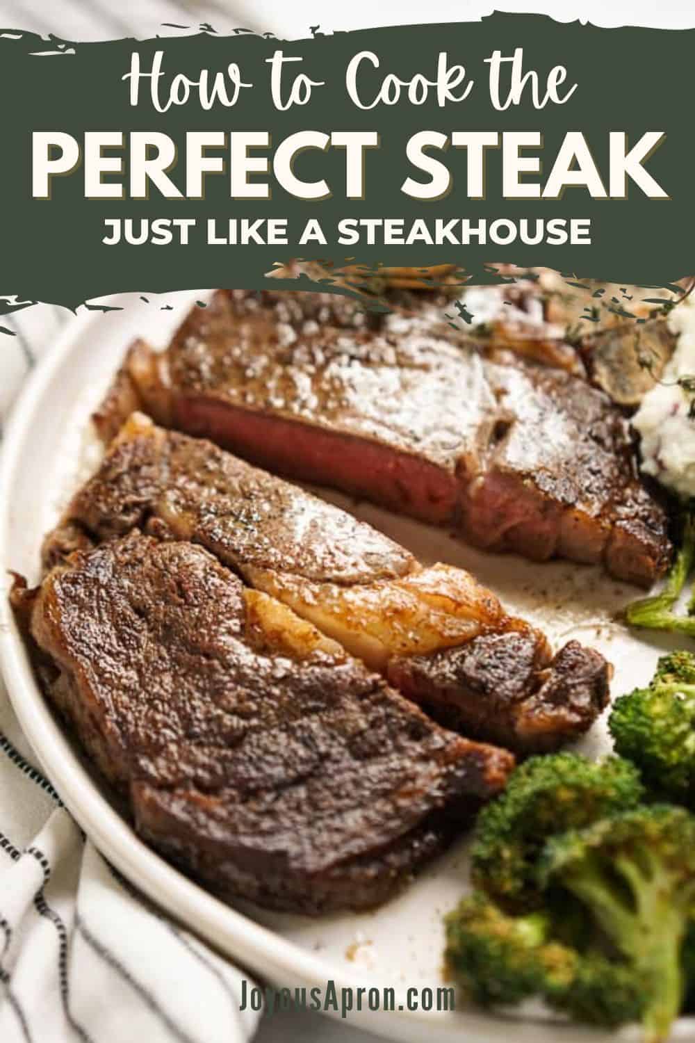 Restaurant Style Steak (Easy Steak Recipe!) - Joyous Apron