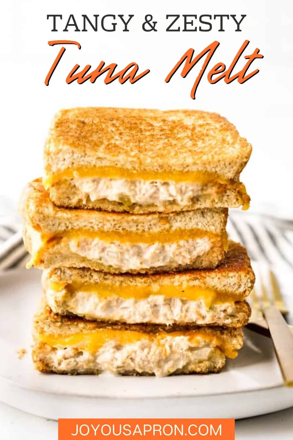 Zesty Tuna Melt Sandwich - Joyous Apron