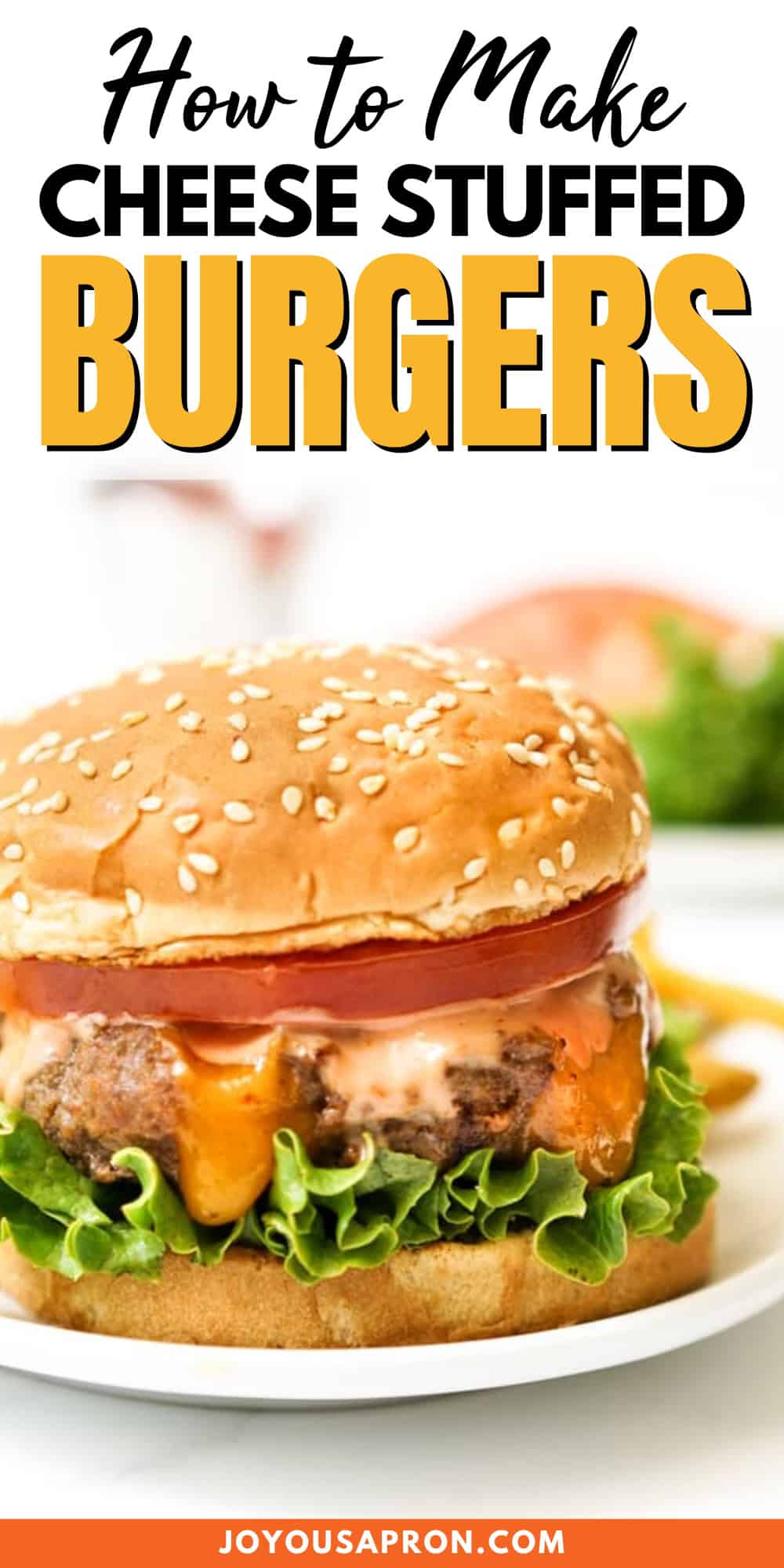 Cheese Stuffed Burger Stuffed Cheeseburger Joyous Apron 5418