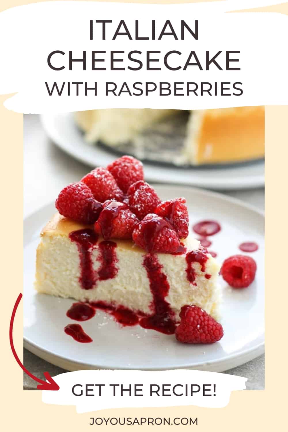 BEST Italian Ricotta Cheesecake (Crustless Cheesecake) - Joyous Apron