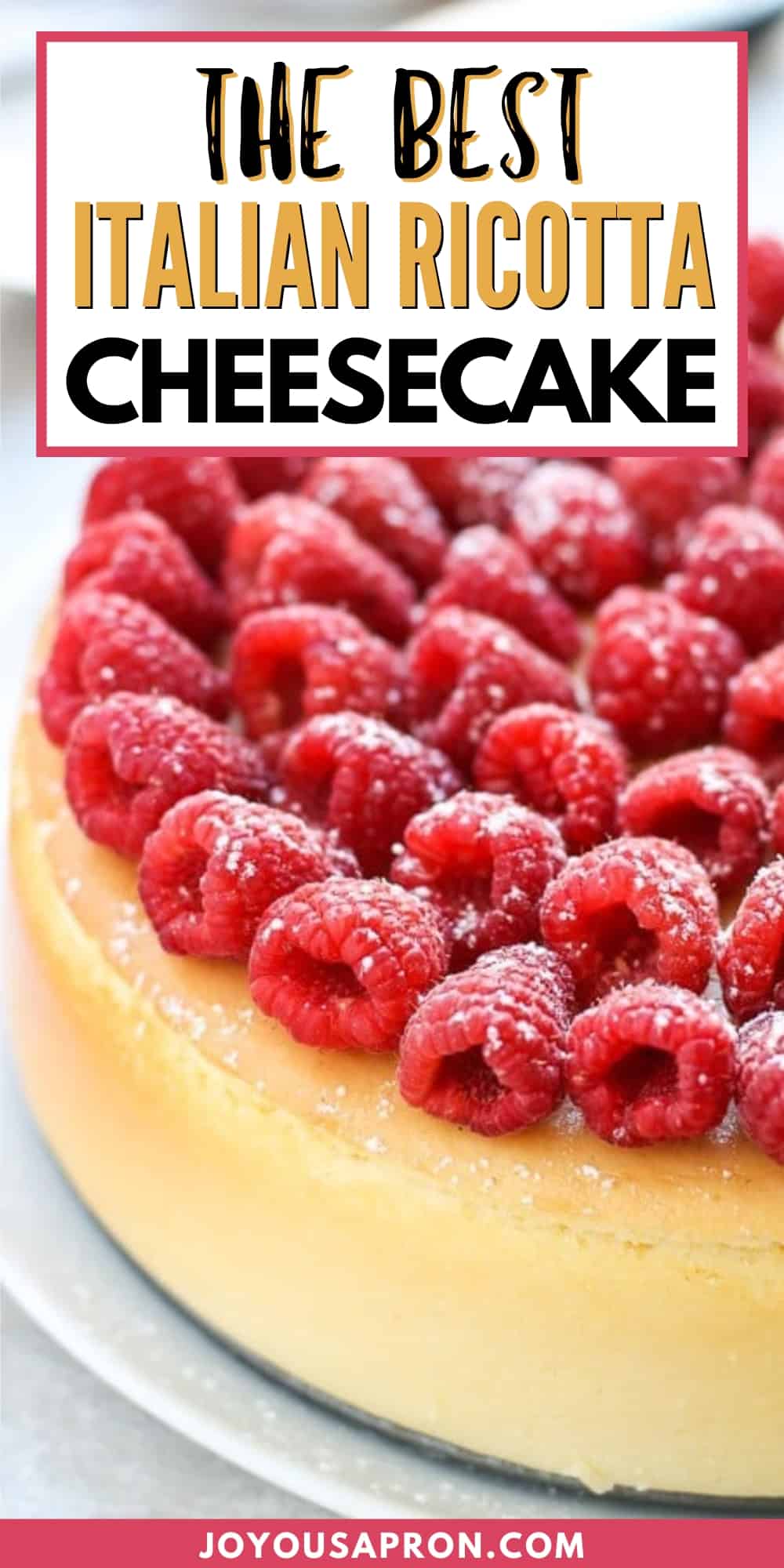 BEST Italian Ricotta Cheesecake (Crustless Cheesecake) - Joyous Apron