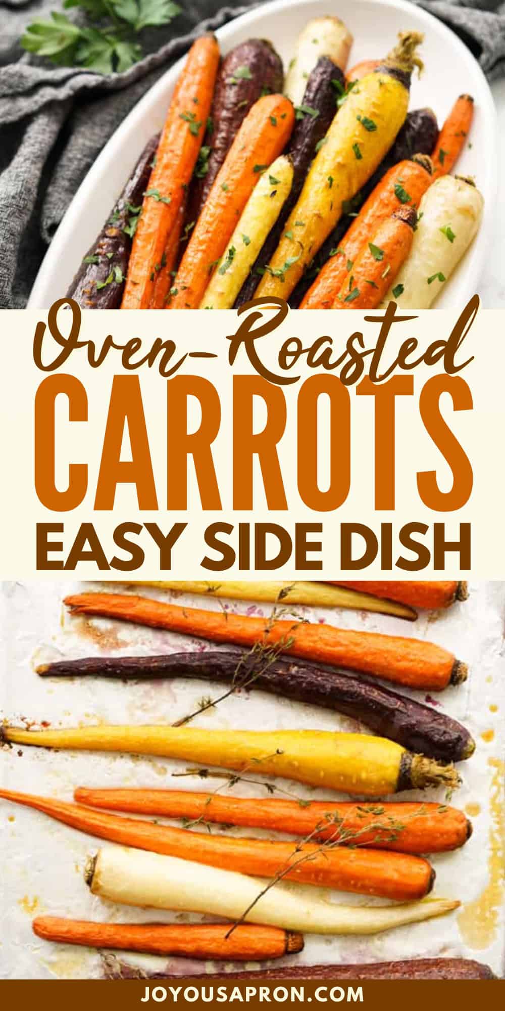 Roasted Whole Carrots - Joyous Apron