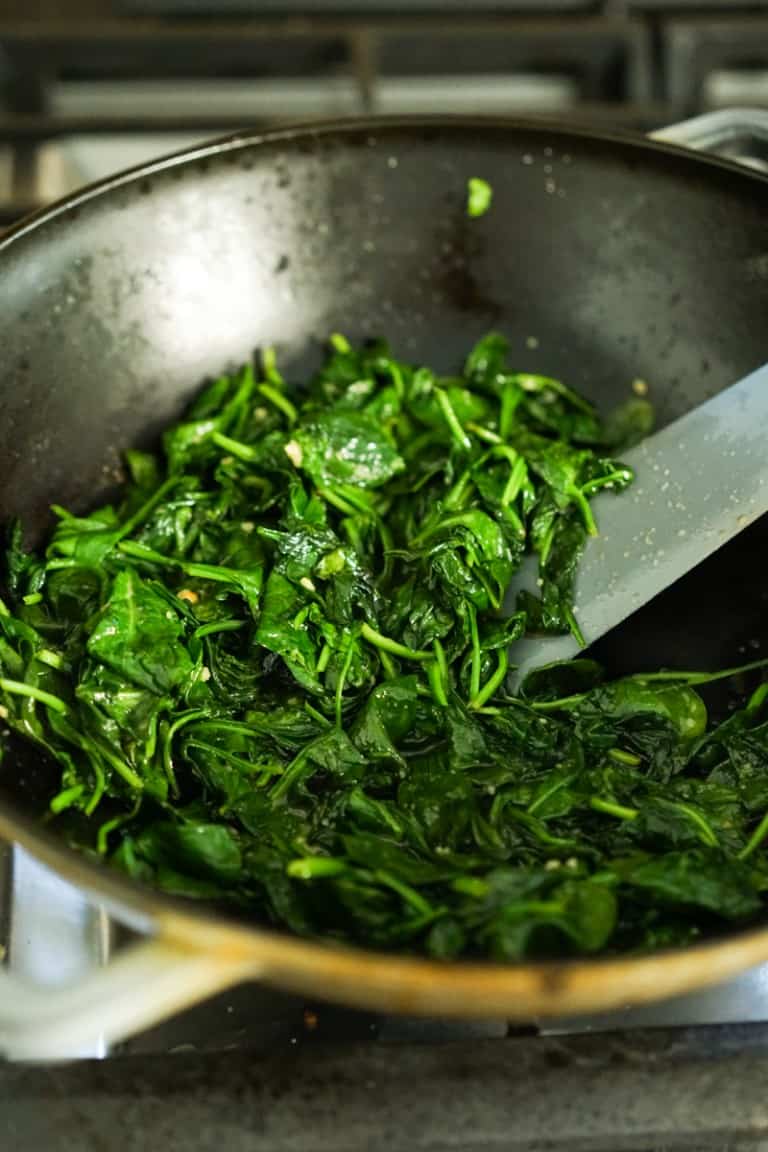 Garlic Sautéed Spinach (5-minute recipe!) - Joyous Apron