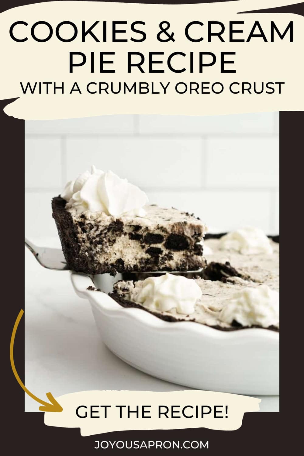 Oreo Cream Pie - Joyous Apron