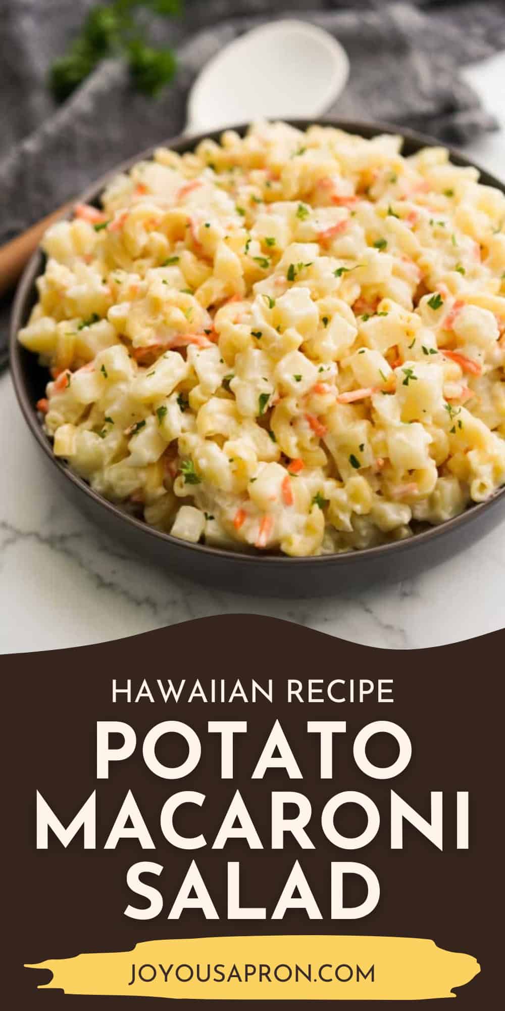 Hawaiian Potato Mac Salad - Joyous Apron