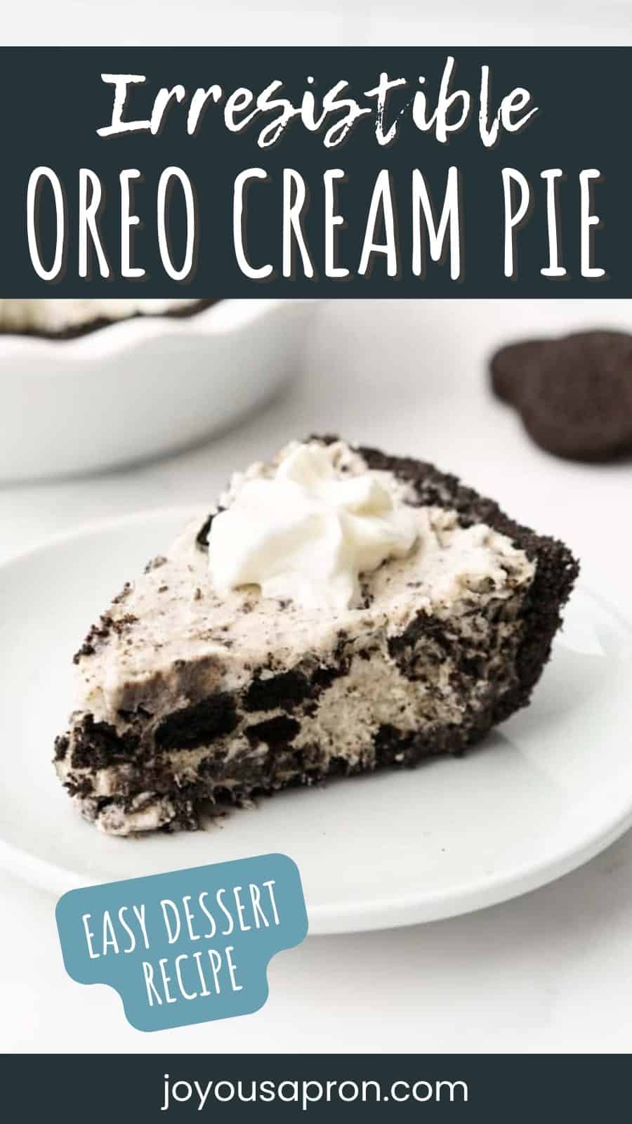 Oreo Cream Pie - Joyous Apron