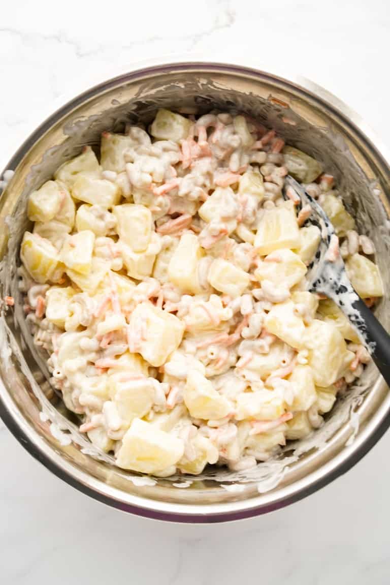 Hawaiian Potato Mac Salad - Joyous Apron