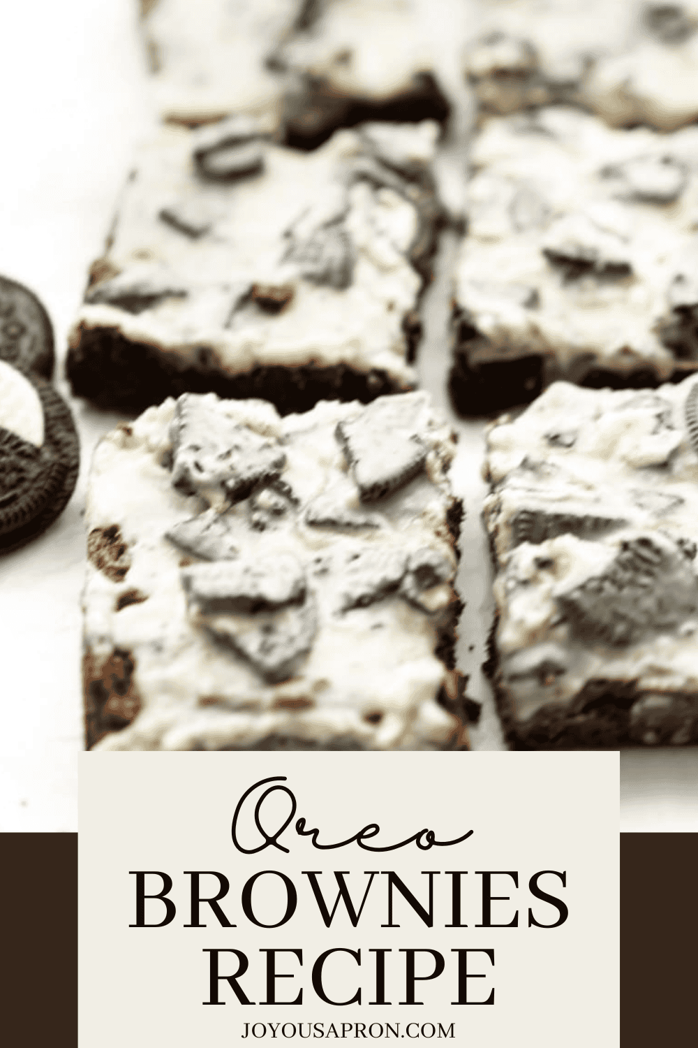Oreo Brownies - Joyous Apron