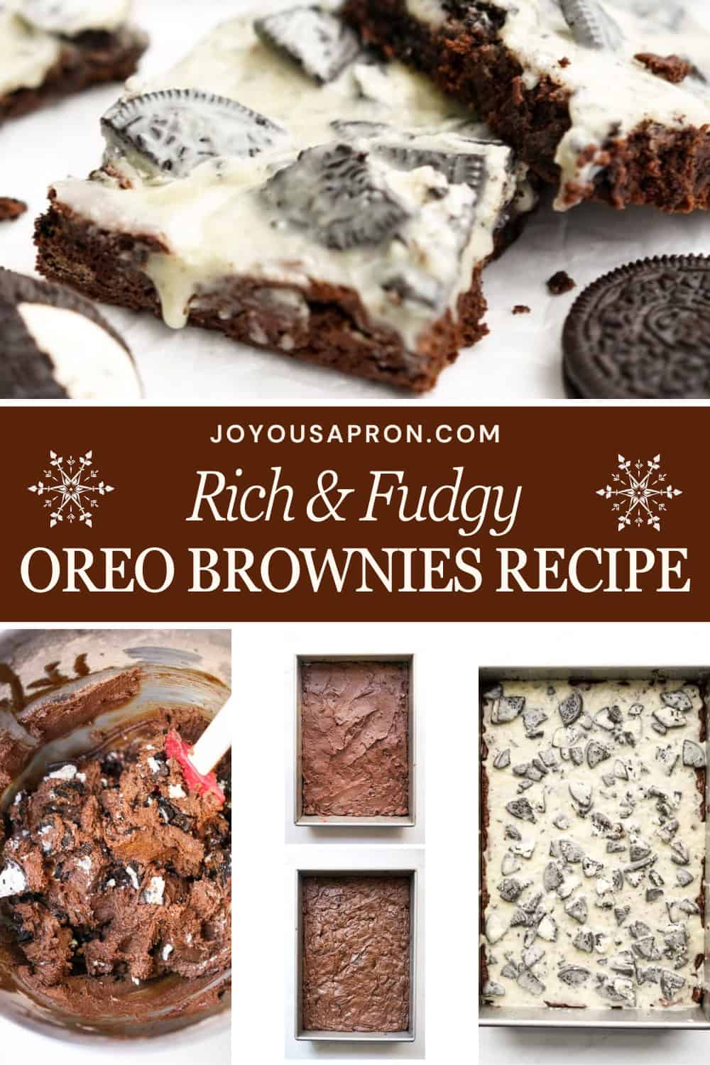 Oreo Brownies - Joyous Apron