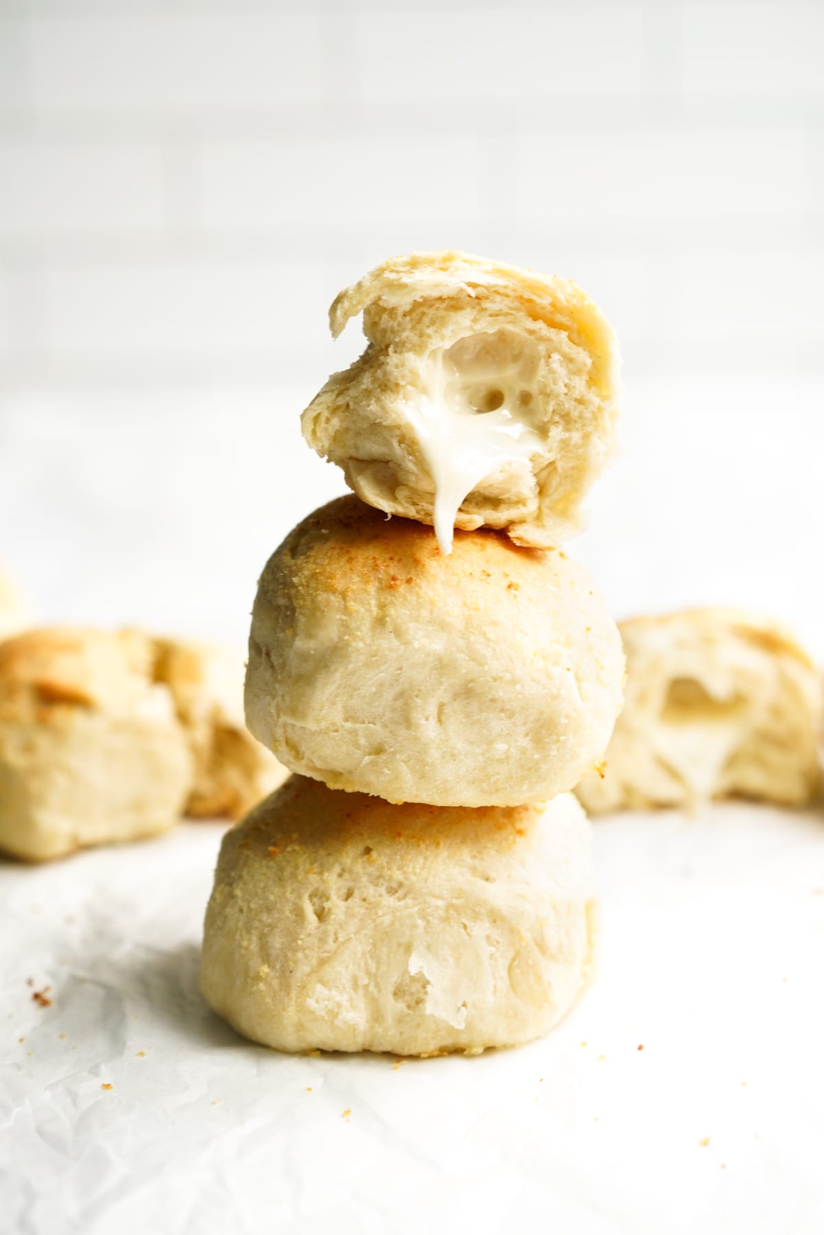 Cheese Stuffed Dinner Rolls - Joyous Apron