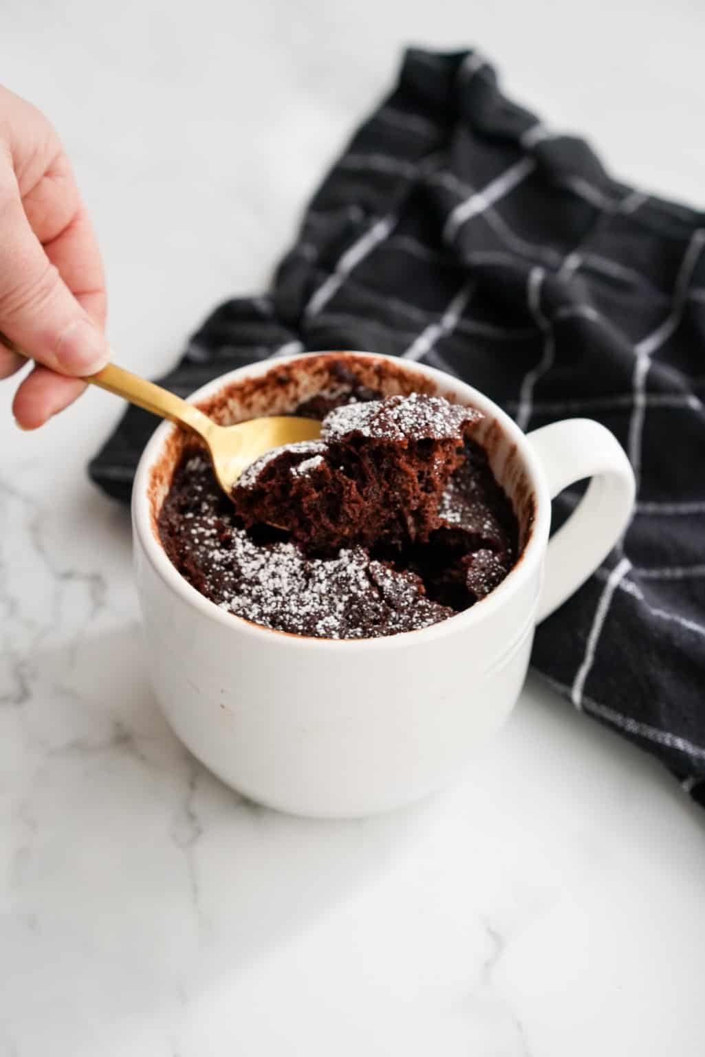 EASY Chocolate Mug Cake (5 minutes only!) - Joyous Apron