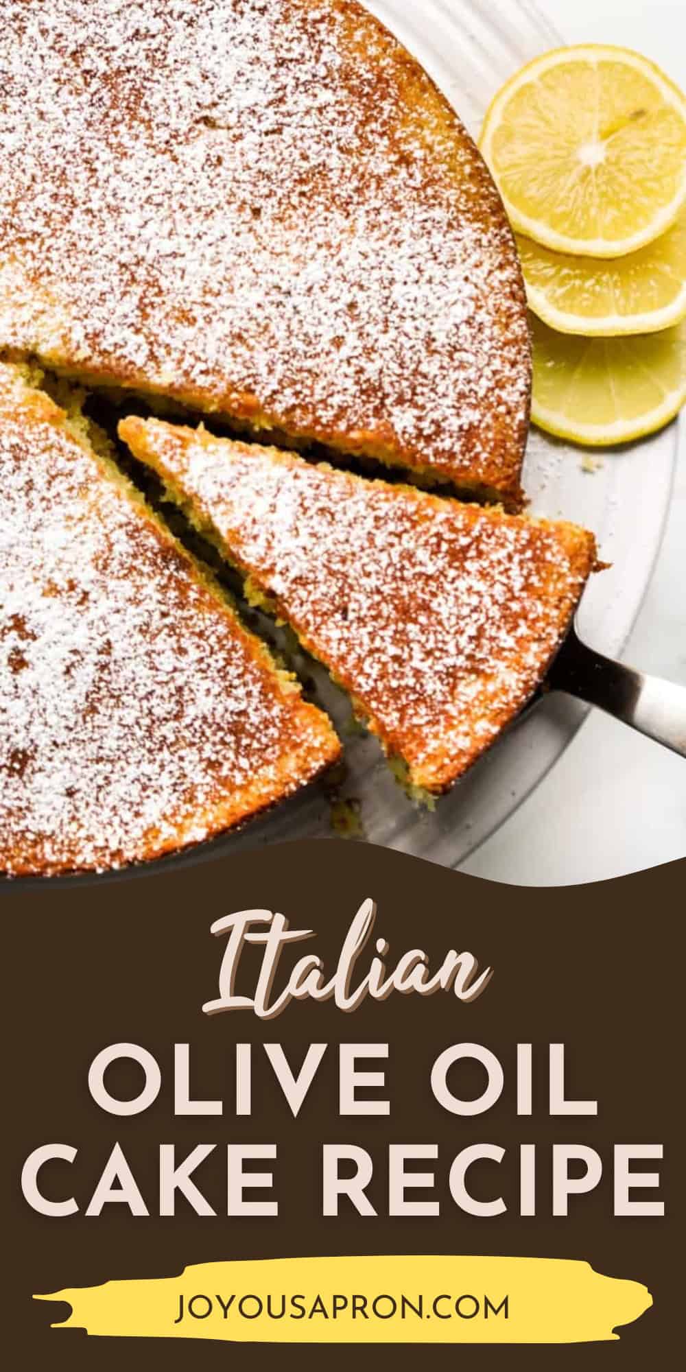 Lemon Olive Oil Cake - Joyous Apron