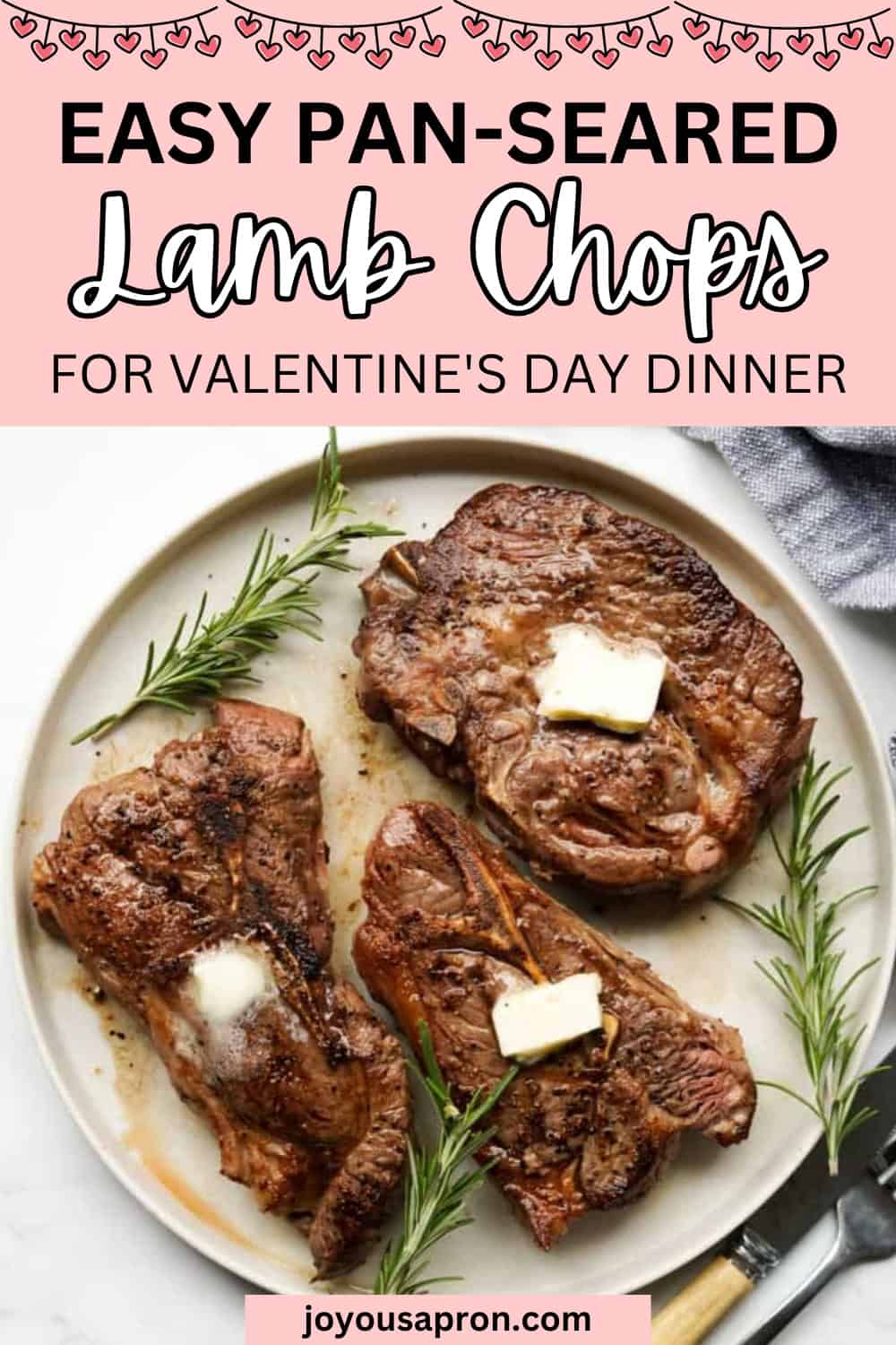 Pan Seared Lamb Chops - Joyous Apron