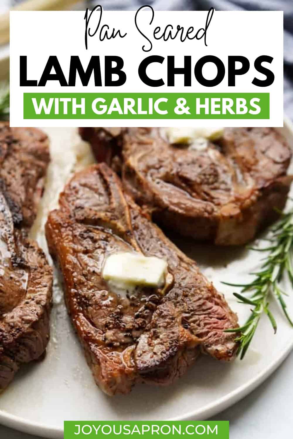 Pan Seared Lamb Chops - Joyous Apron
