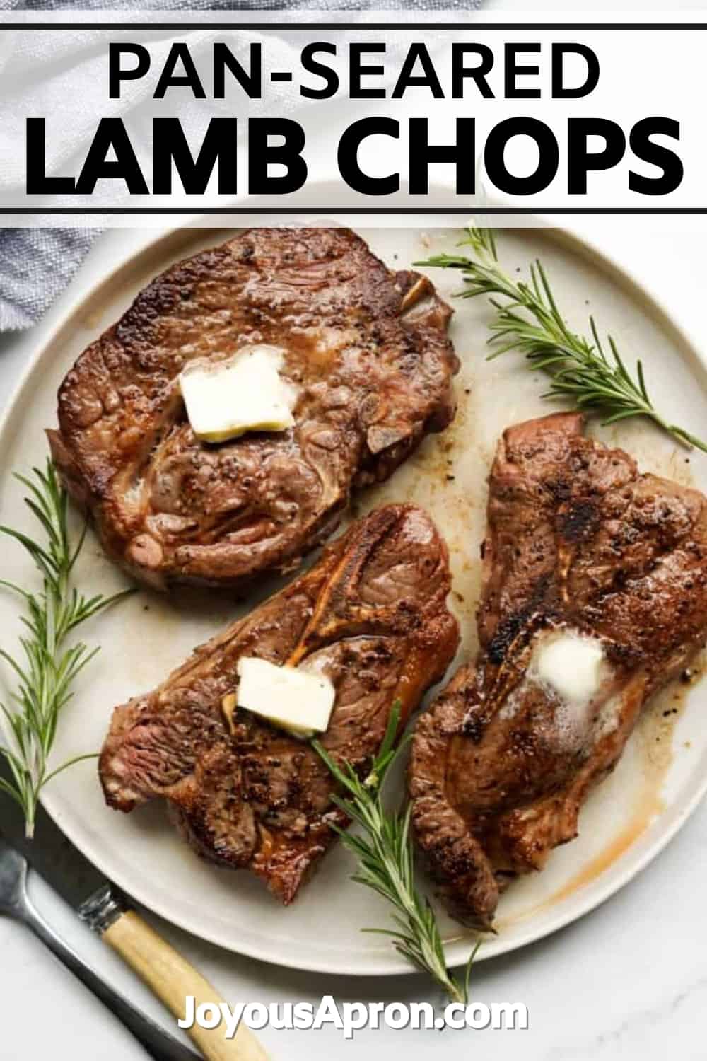 Pan Seared Lamb Chops - Joyous Apron