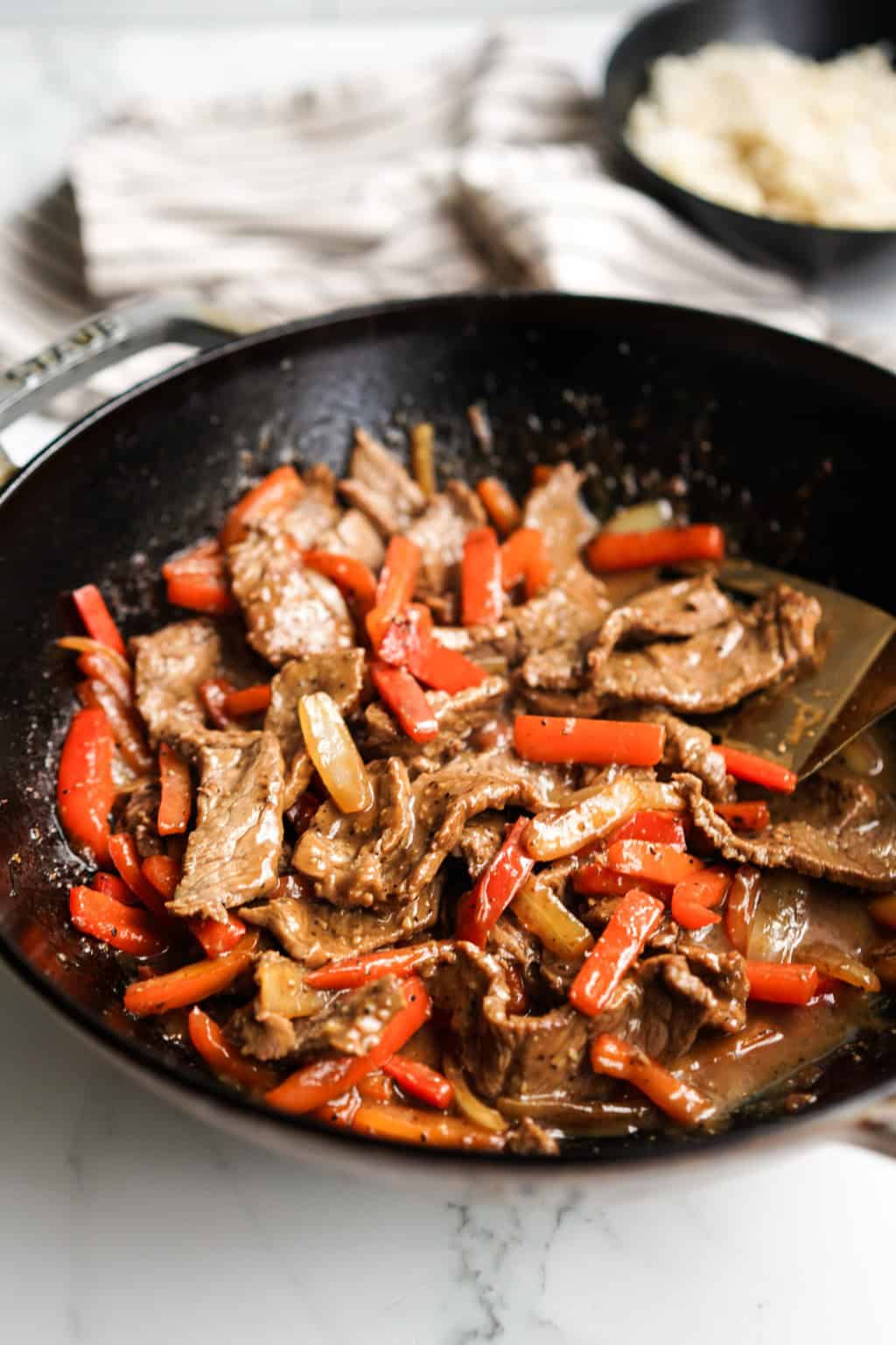Black Pepper Beef (15 minutes only!) - Joyous Apron