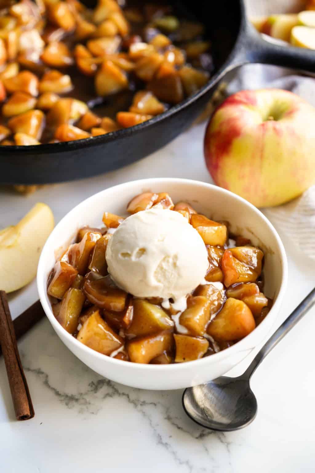 Fried Apples (Caramelized Apples) - Joyous Apron