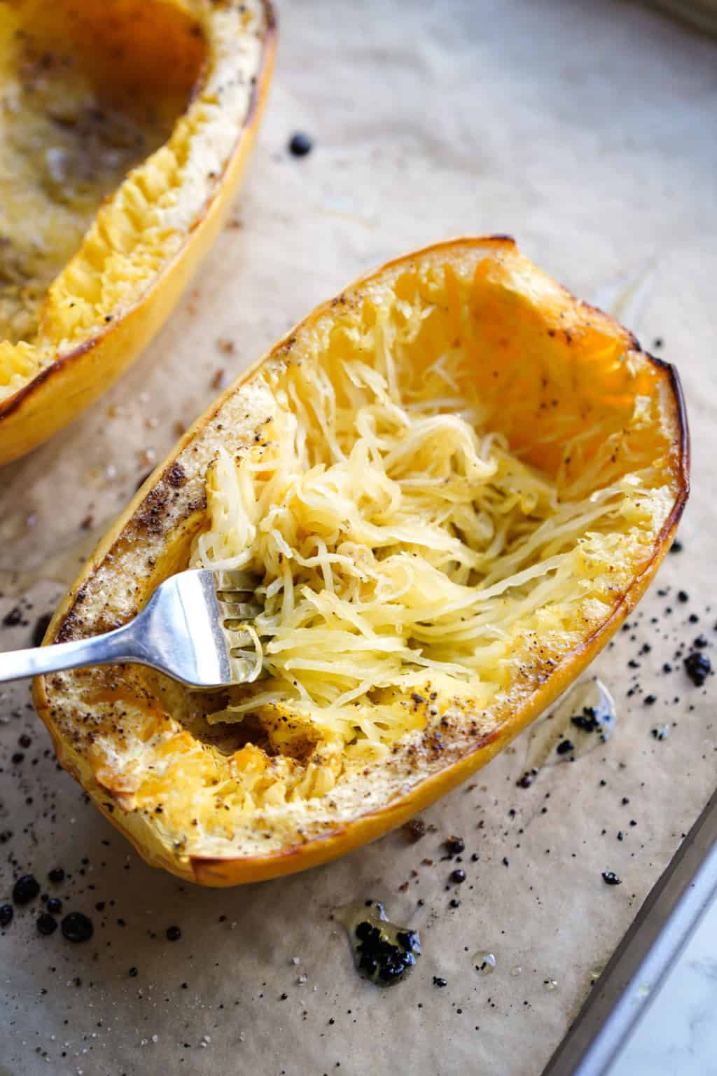 Roasted Spaghetti Squash - Joyous Apron