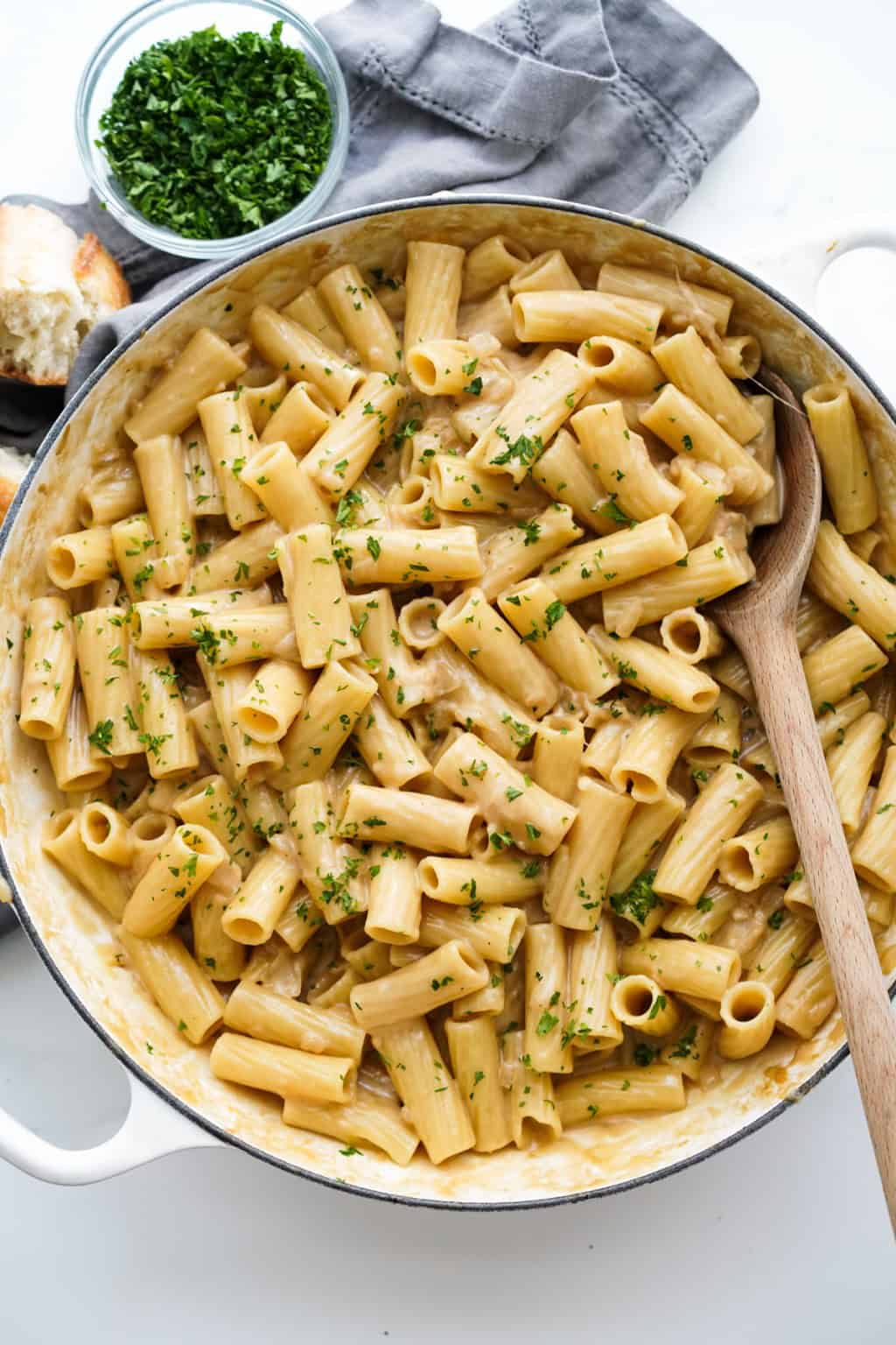 French Onion Pasta - Joyous Apron