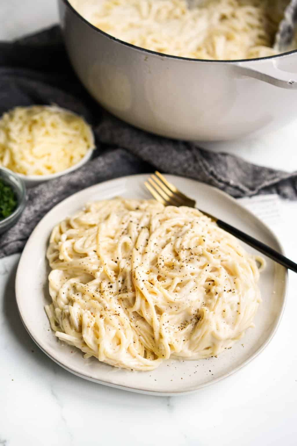 Spaghetti Mac and Cheese - Joyous Apron