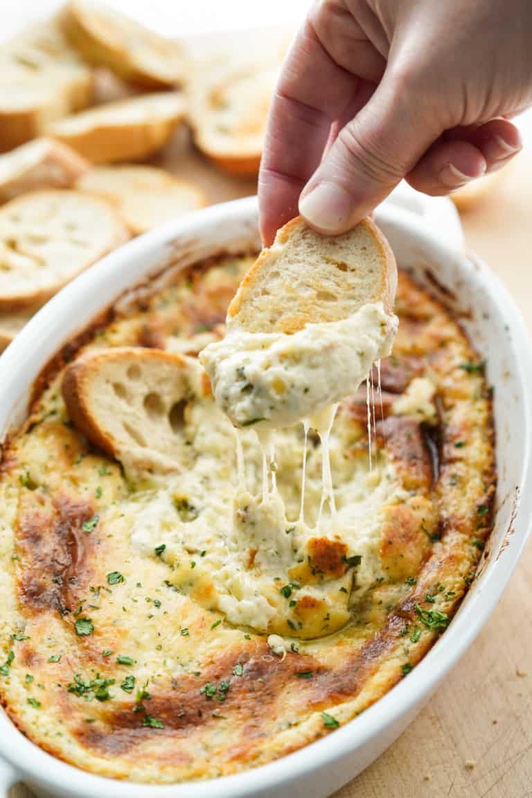Roasted Garlic Bread Dip - Joyous Apron