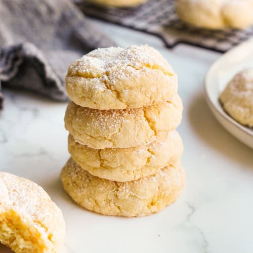 EASY Gooey Butter Cookies (using cake mix) - Joyous Apron
