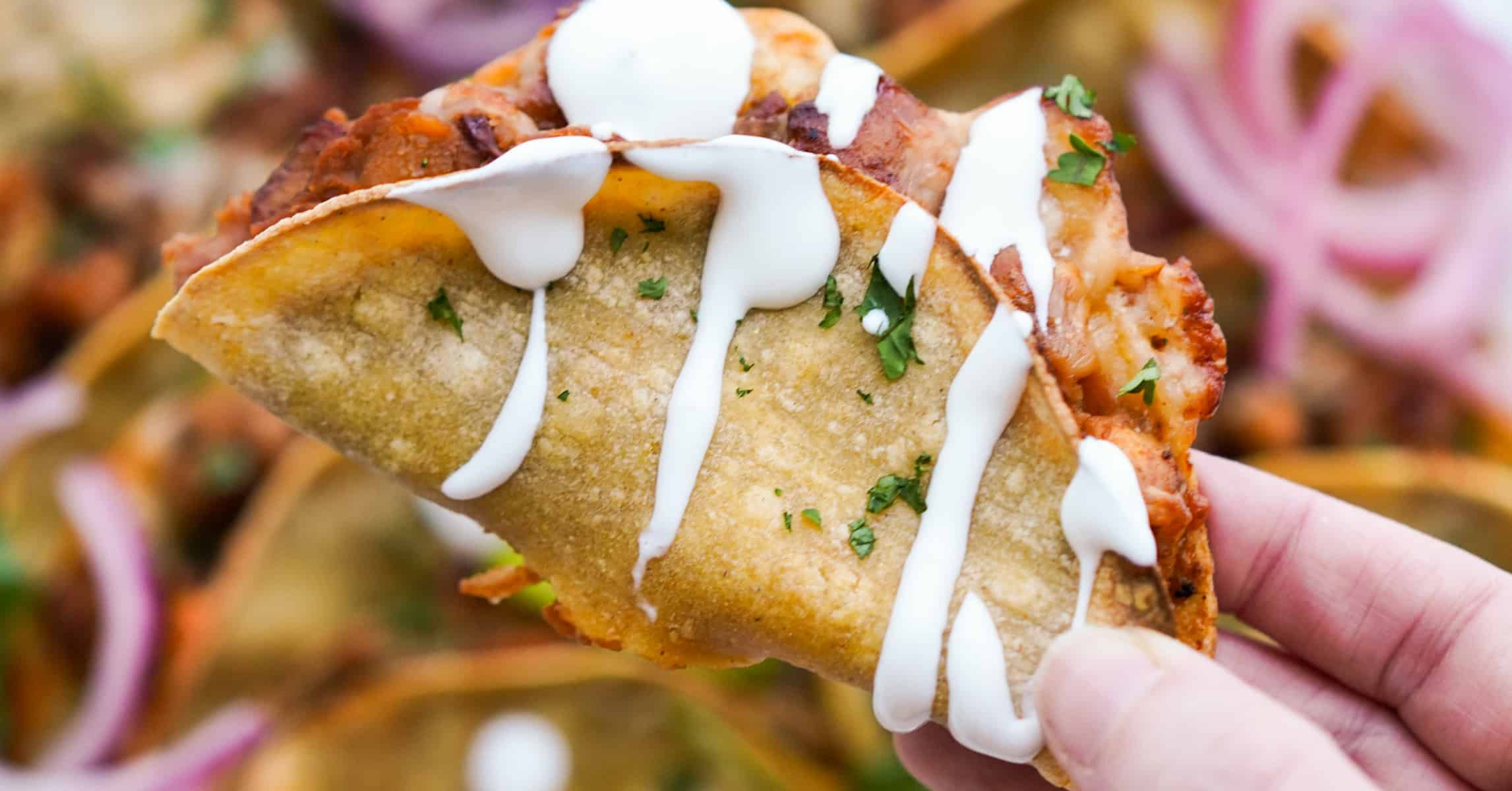 Crispy Baked Chipotle Chicken Tacos - Joyous Apron