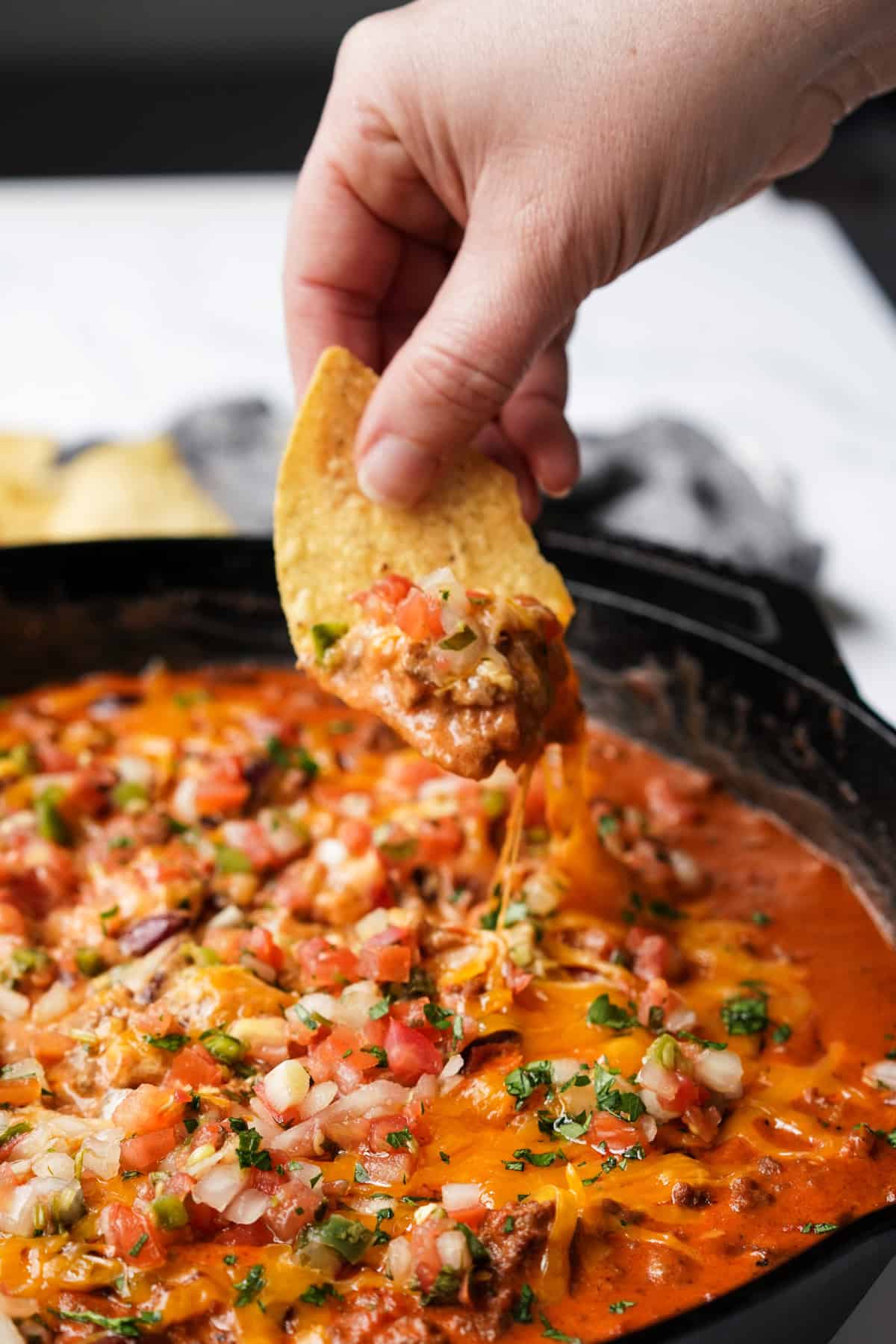 Chili Cheese Dip - Joyous Apron